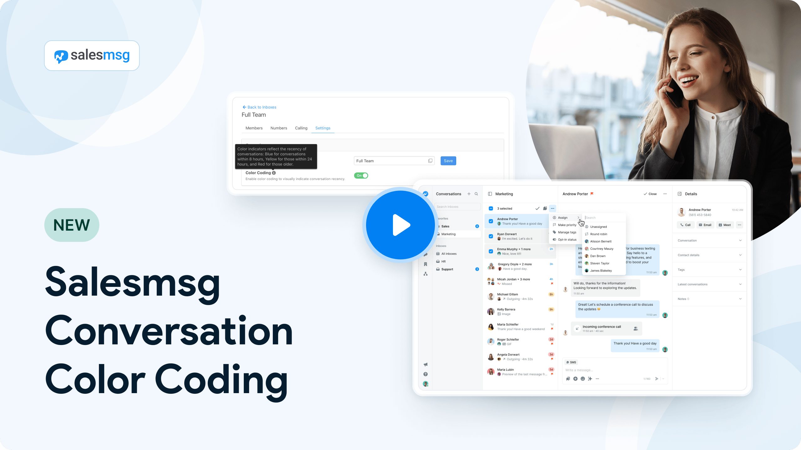 Salesmsg Color Coding: Streamline Your Conversations | Salesmsg